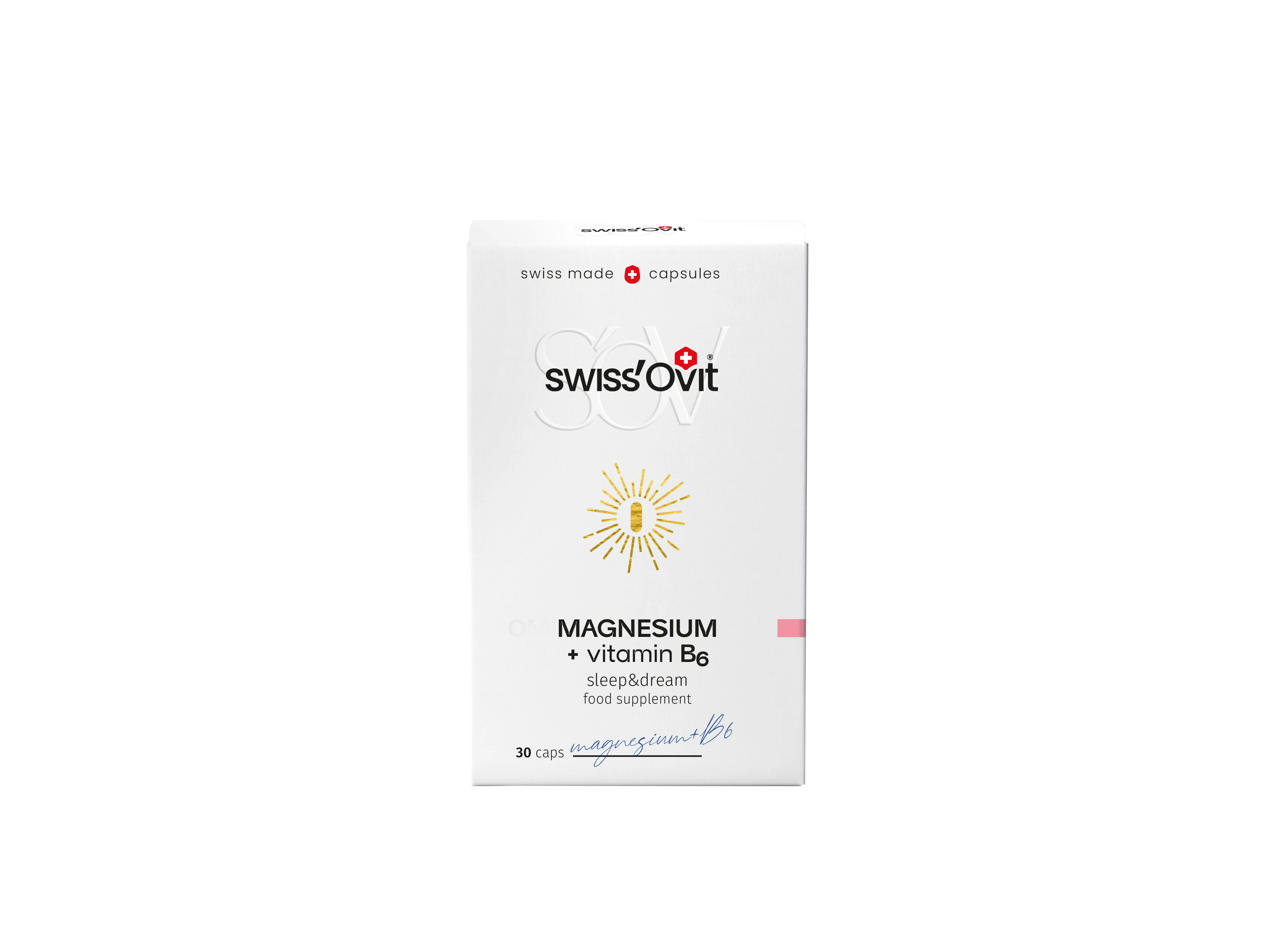 SWISSOVIT Magnis plius vitaminas B6 kaps. N30 - InternetineVaistine.lt