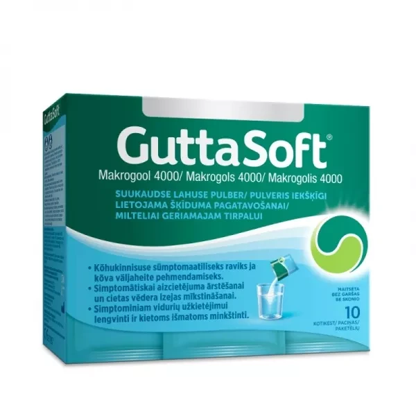 GUTTASOFT milt. geriam. tirp. N10, 10 vnt. - InternetineVaistine.lt