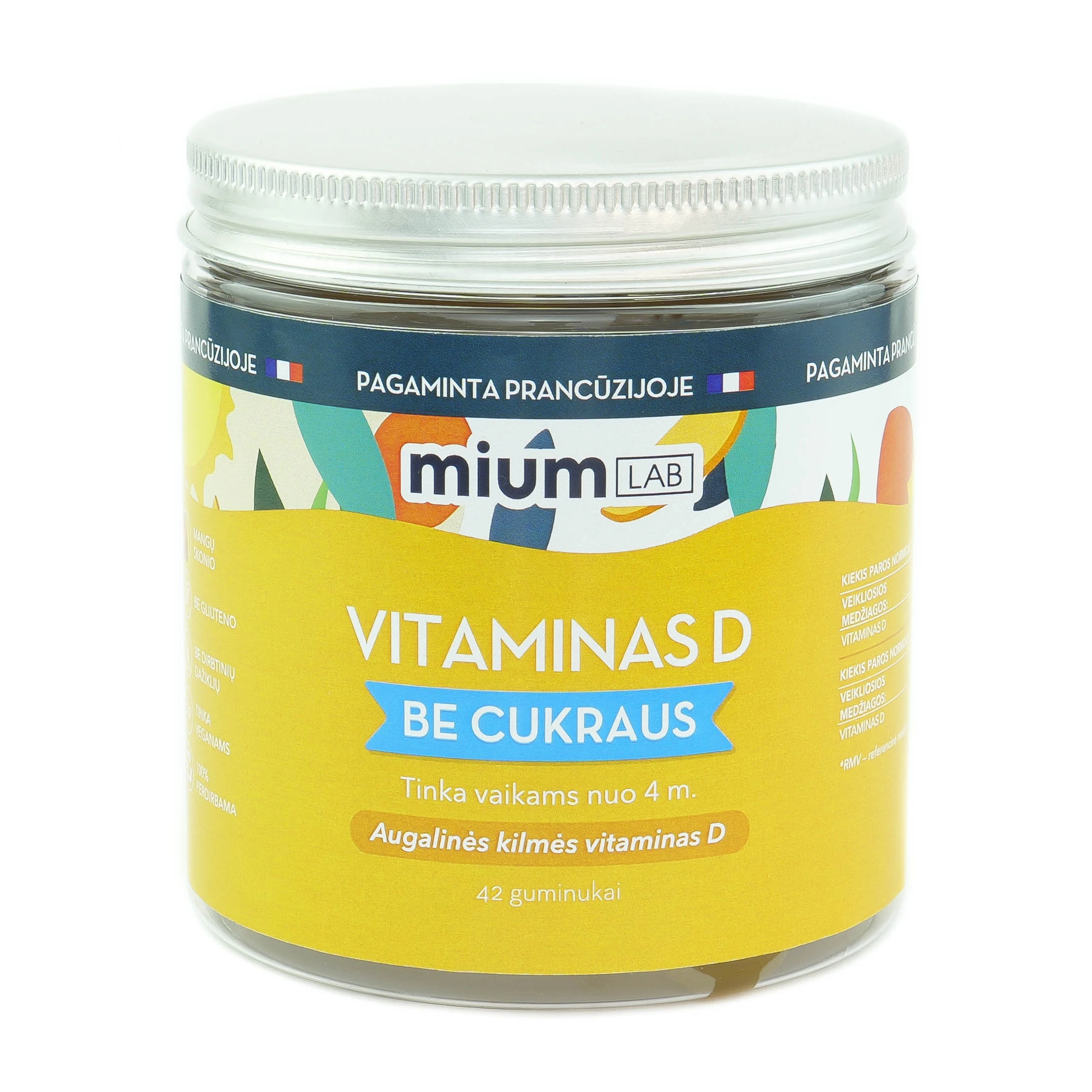 mium LAB VITAMINAS D guminukai N42 - InternetineVaistine.lt