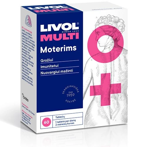 LIVOL MULTI TOTAL WOMEN TAB. N60 - InternetineVaistine.lt