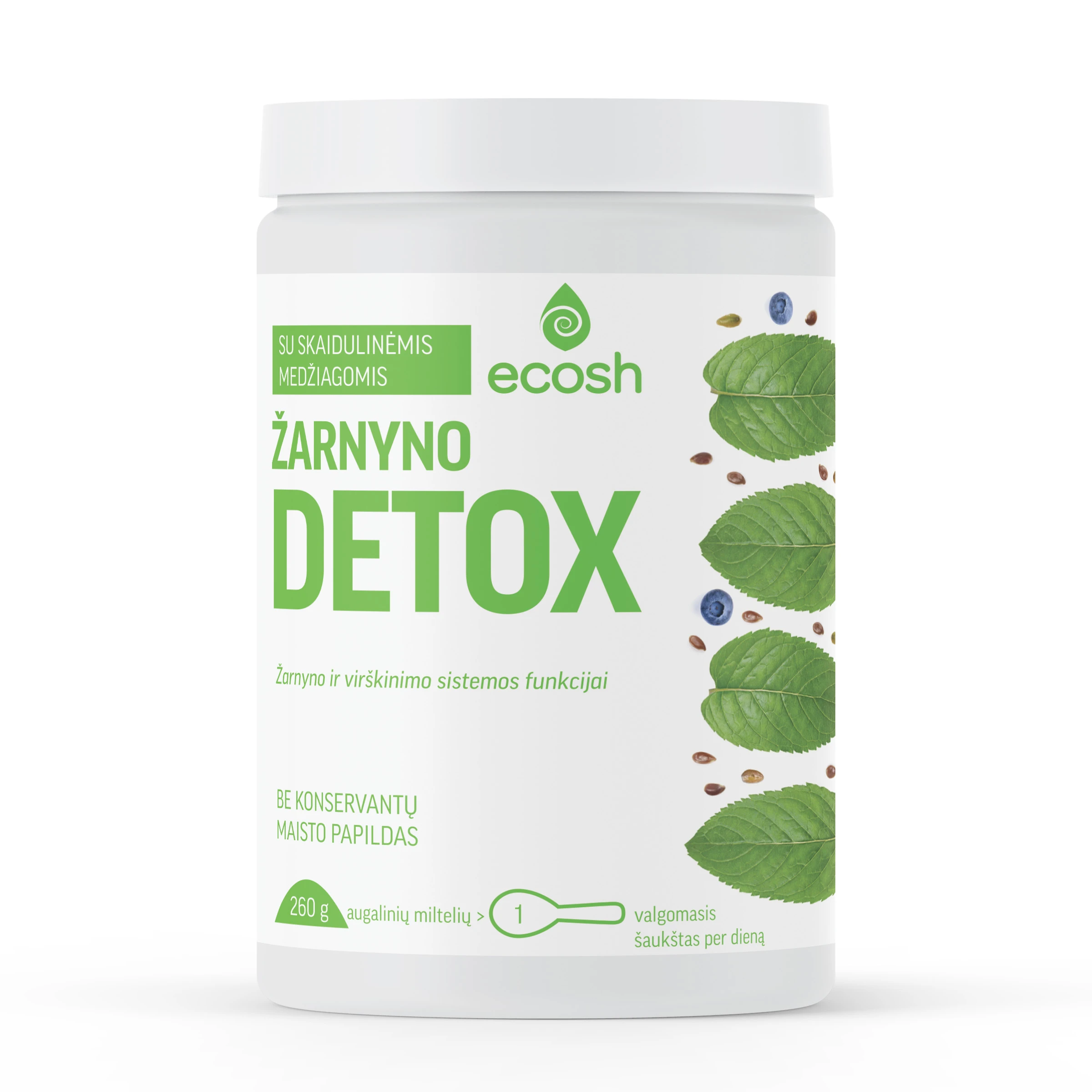 ECOSH Žarnyno DETOX, 260 g - InternetineVaistine.lt