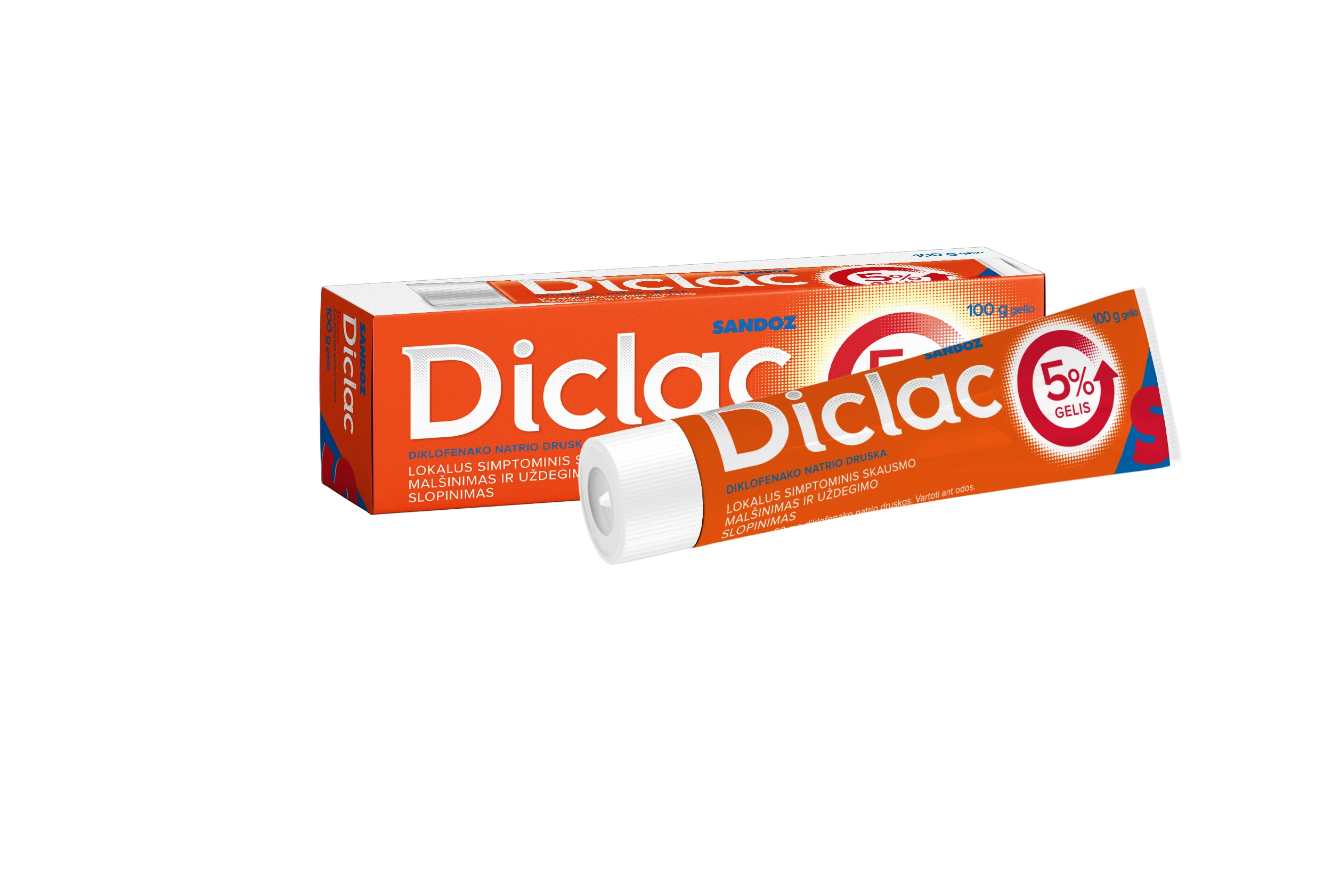DICLAC 50 mg/g gelis 100 g - InternetineVaistine.lt
