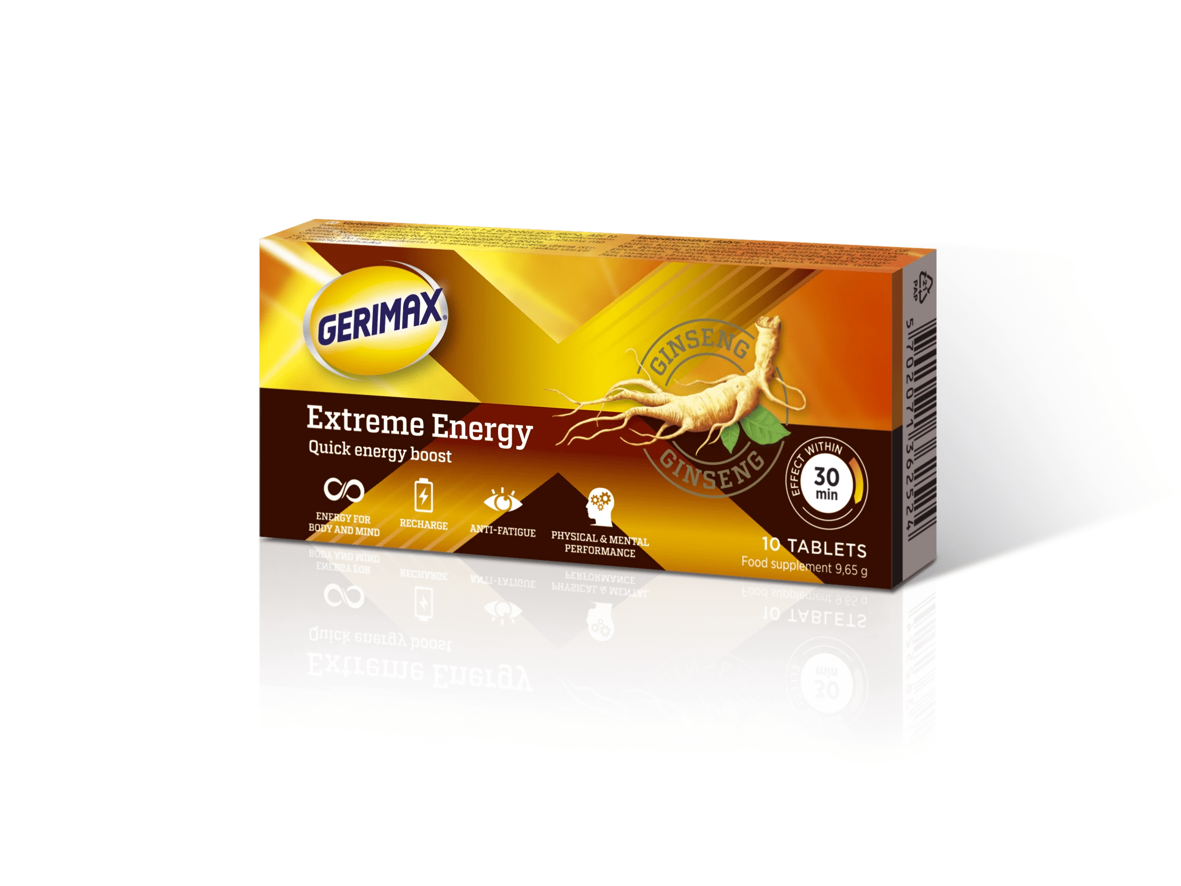 GERIMAX EXTREME ENERGY TAB. N10 - InternetineVaistine.lt