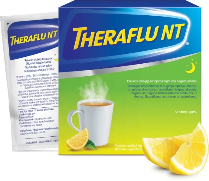 THERAFLU NT milt. geriam. tirp. N10 (žal.), 10 vnt ...