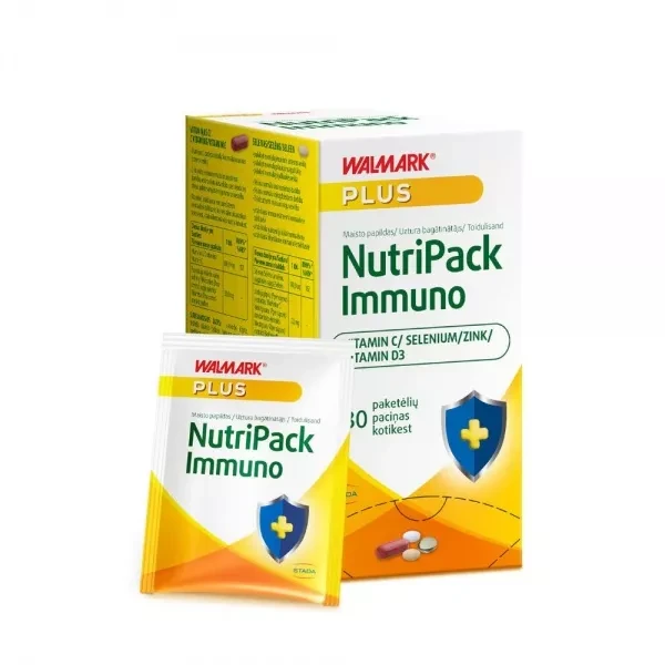 NUTRIPACK IMMUNO (Vit.C+Vit.D+Zn+SE) kaps. N30, 30 vnt. - InternetineVaistine.lt