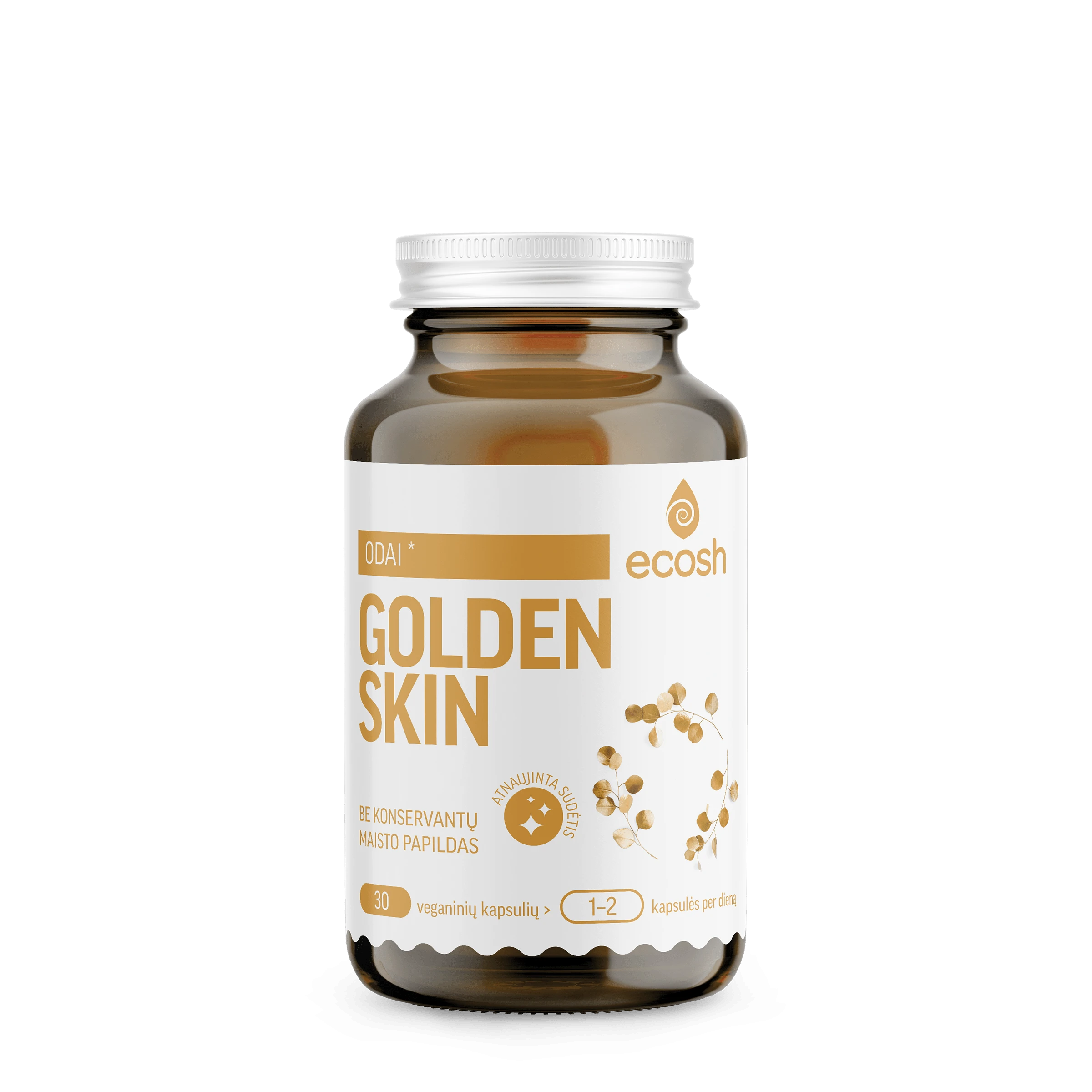 ECOSH Golden Skin, 30 kapsulių - InternetineVaistine.lt
