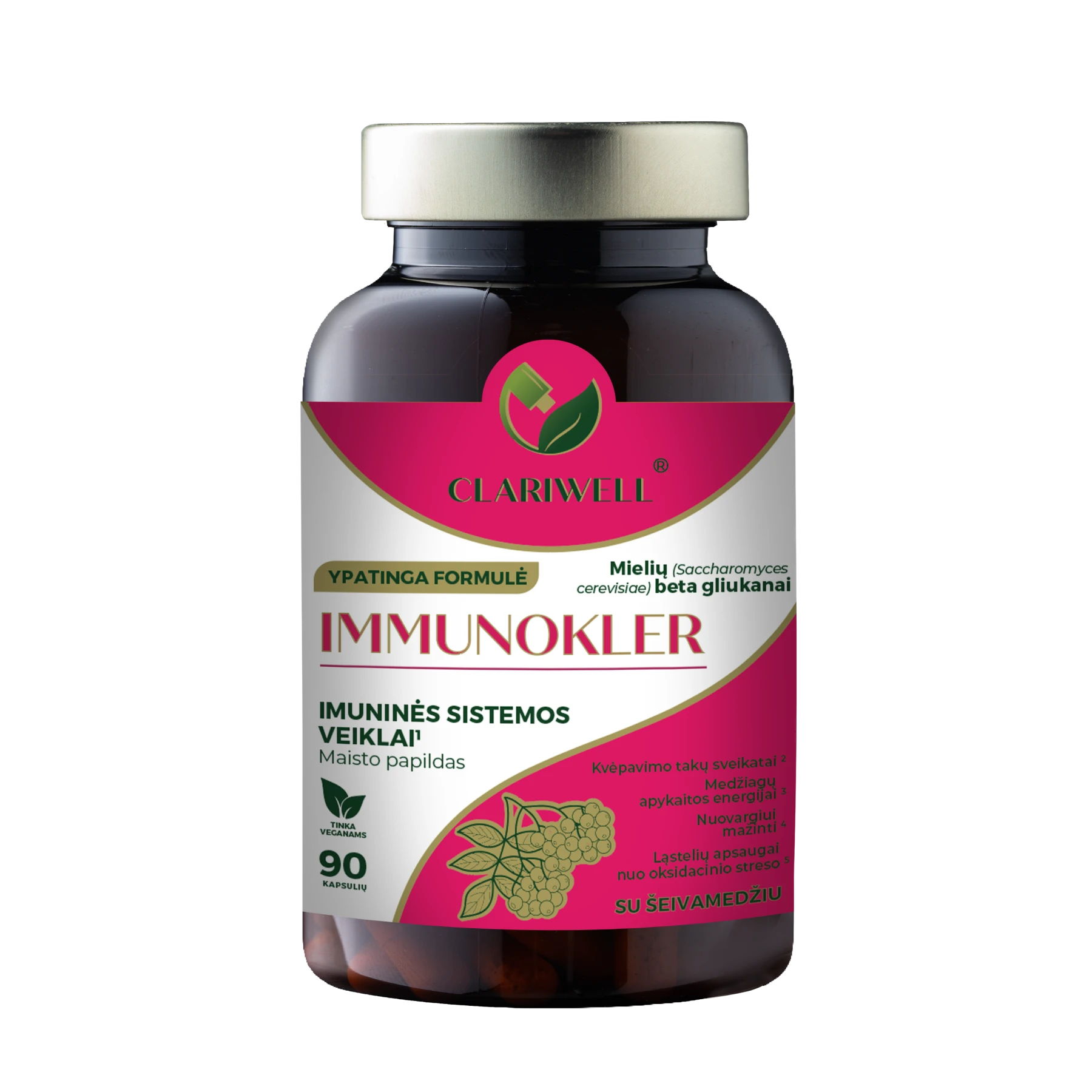 CLARIWELL IMMUNOKLER kaps. N90 - InternetineVaistine.lt
