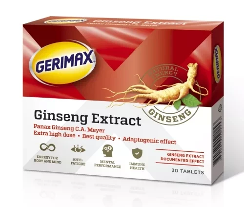 GERIMAX GINSENG 200MG TAB. N30 - InternetineVaistine.lt