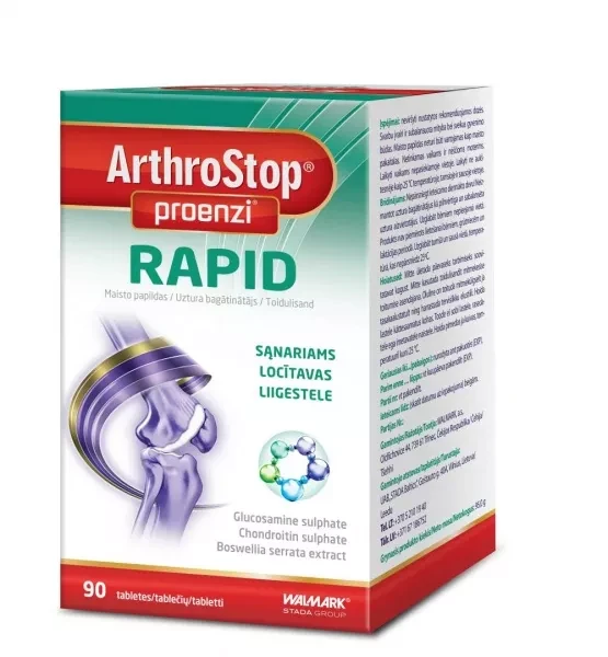PROENZI Arthrostop Rapid tab. N90, 90 vnt. - InternetineVaistine.lt