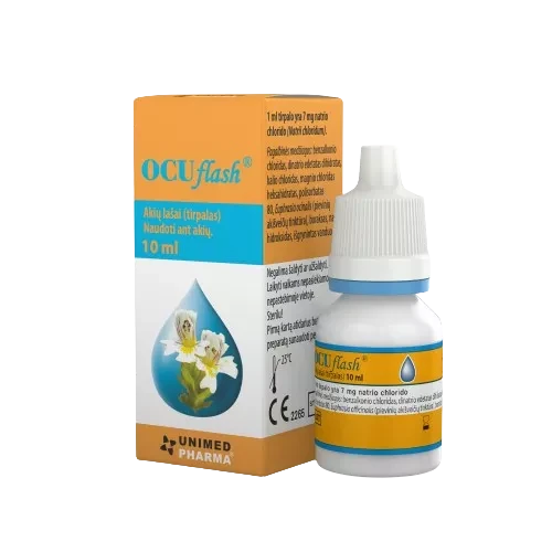 OCUFLASH 7mg/ml akių lašai 10ml N1 - InternetineVaistine.lt