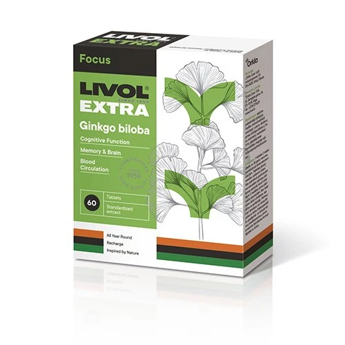 LIVOL Extra Gingko Biloba tab. N60 - InternetineVaistine.lt