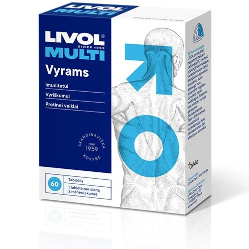 LIVOL MULTI TOTAL Men tab. N60 - InternetineVaistine.lt