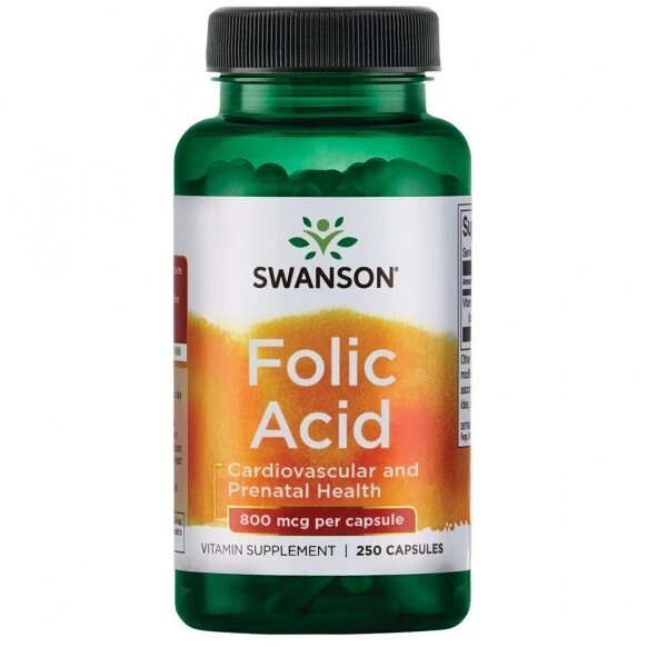SWANSON FOLIO RŪGŠTIS (Foliatas) 800mcg kaps. N250 - InternetineVaistine.lt