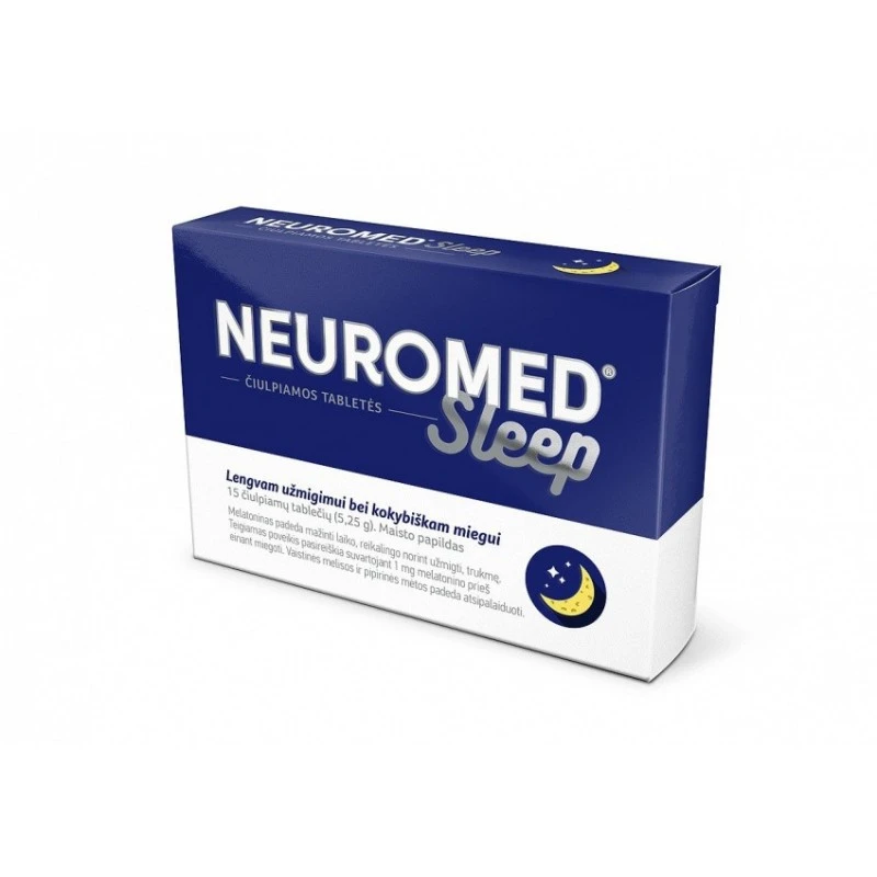 NEUROMED Sleep čiulp. tab. N15 - InternetineVaistine.lt