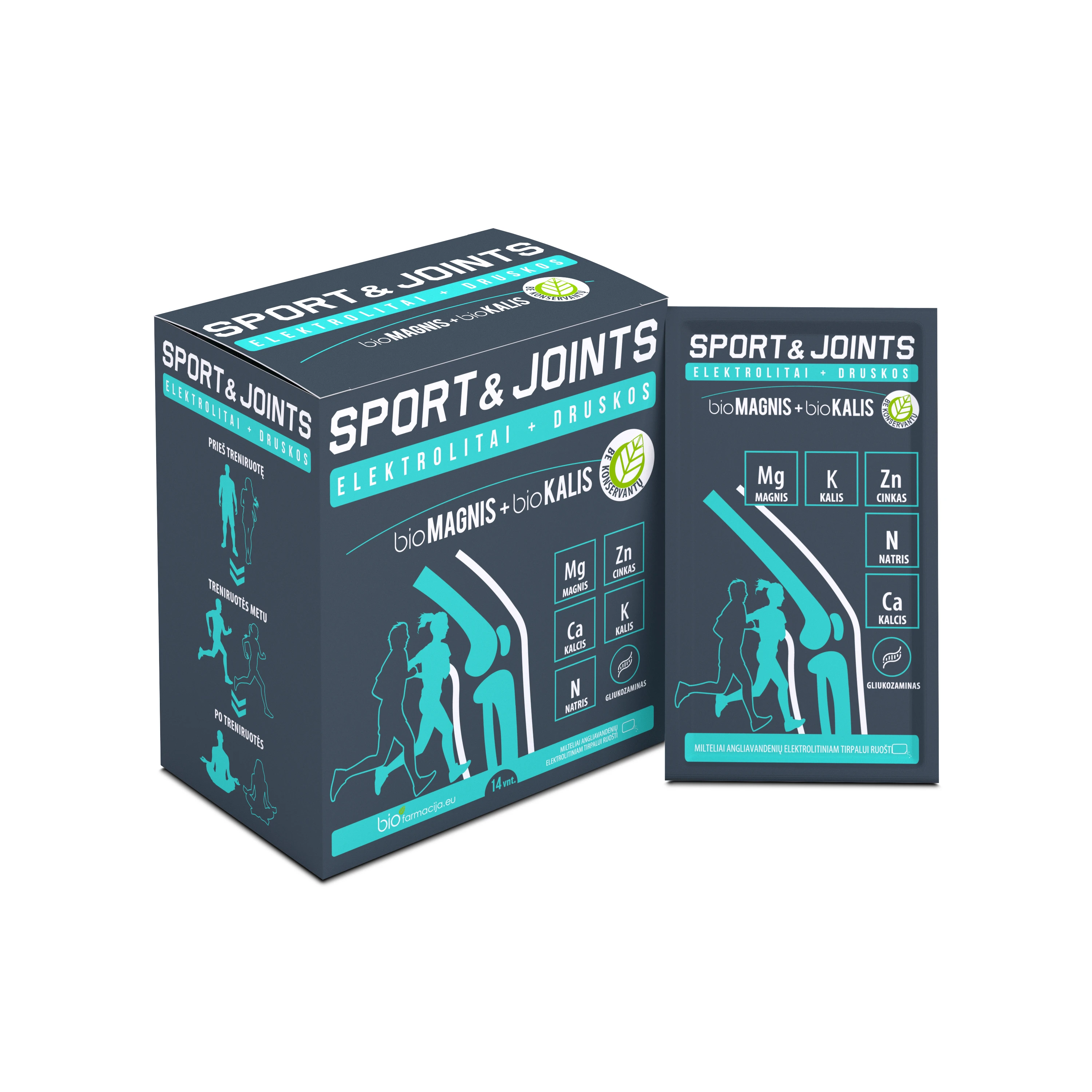 SPORT&JOINTS bioMagnis+ bioKalis- InternetineVaistine.lt